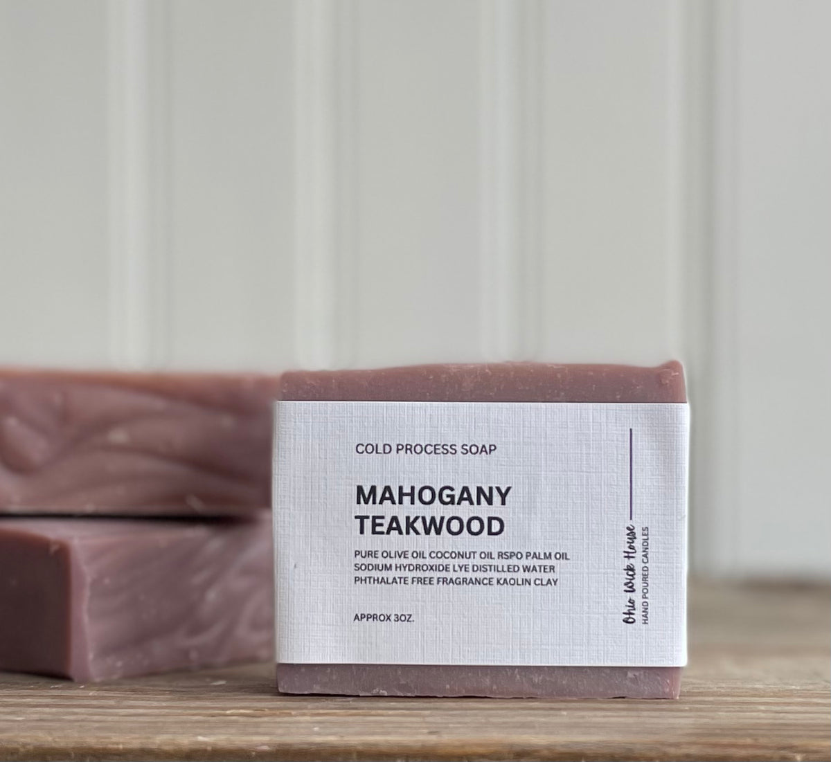 Mahogany Teakwood Soap – Ohio Wick House